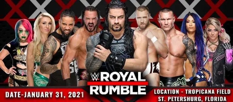 Wwe Royal Rumble 2021 Matches Card Start Time Date Location Itn Wwe