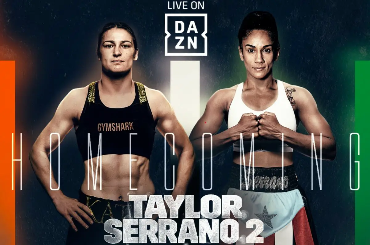 Katie Taylor vs Amanda Serrano II Official for May 20 in Ireland Katie Taylor vs Amanda Serrano II Official for May 20 in Ireland