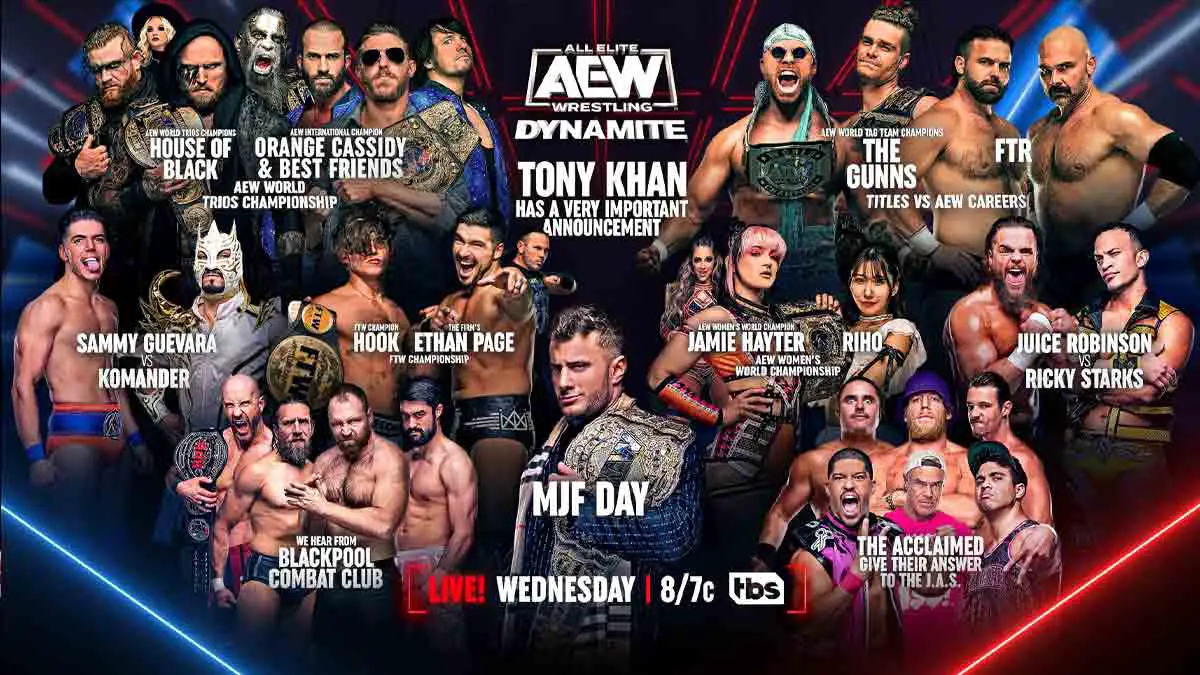 AEW Dynamite March 5, 2023, Match Card & Preview - ITN WWE AEW Dynamite March 5, 2023, Match Card & Preview - ITN WWE