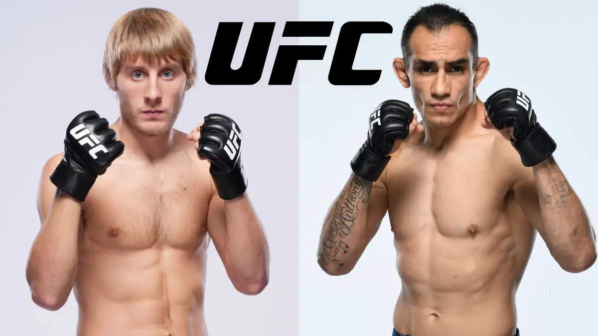 Tony Ferguson vs Paddy Pimblett Announced for UFC 296 PPV Tony Ferguson vs Paddy Pimblett Announced for UFC 296 PPV